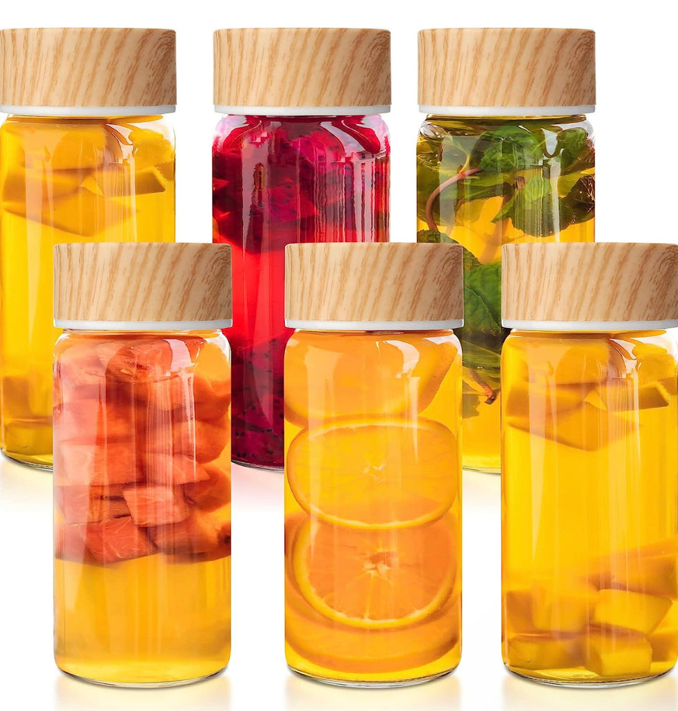 Glass Juice Bottle – 3 Little Birds Event Planning