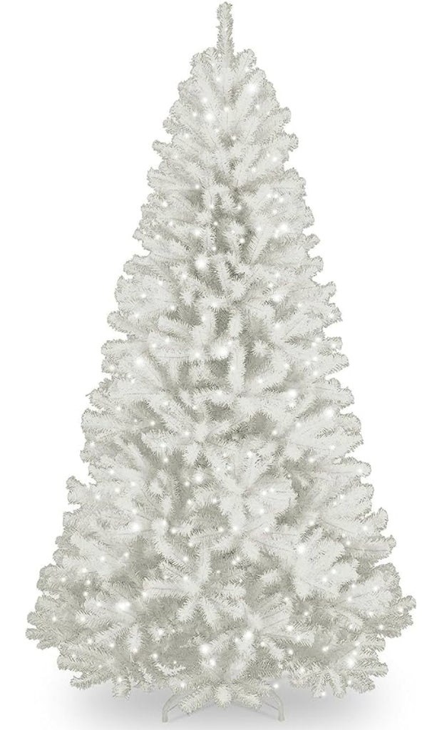 7' White Pre-Lit Christmas Tree – 3 Little Birds Event Planning