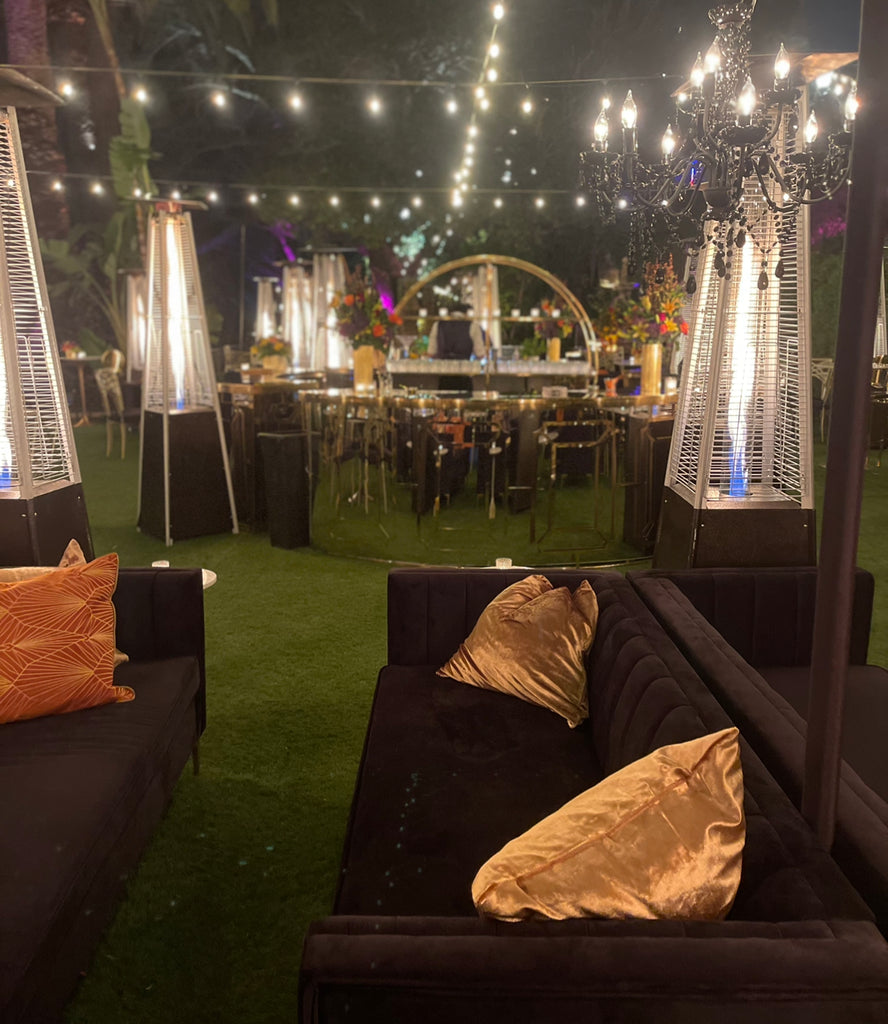 Gold Curved Gatsby Bar – 3 Little Birds Event Planning