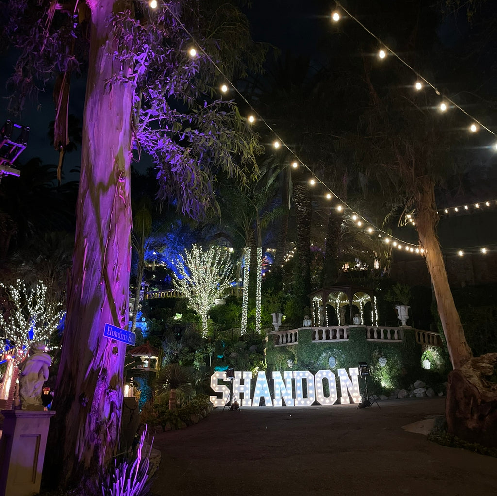 4' Letter A Marquee – 3 Little Birds Event Planning